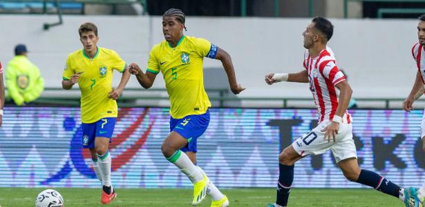 Andrey é o melhor do Brasil em derrota para o Paraguai