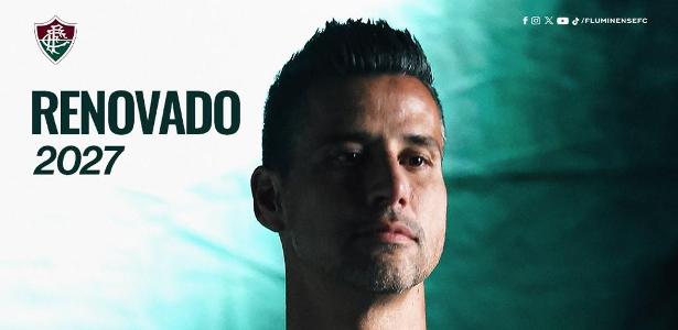 Fluminense renova com goleiro Fábio até 2027