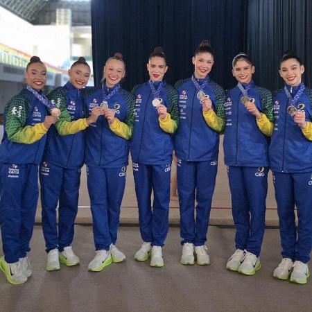 Brasil leva prata e bronze na Copa do Mundo de ginástica rítmica em ...