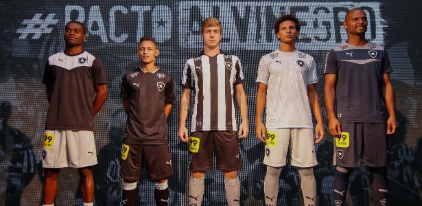 Botafogo faz grande festa e apresenta novos uniformes do clube ...