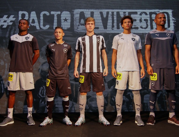 Botafogo faz grande festa e apresenta novos uniformes do clube ...