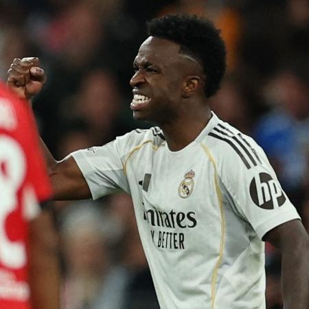 'Vini está de volta': jornais europeus elogiam atacante do Real após gol
