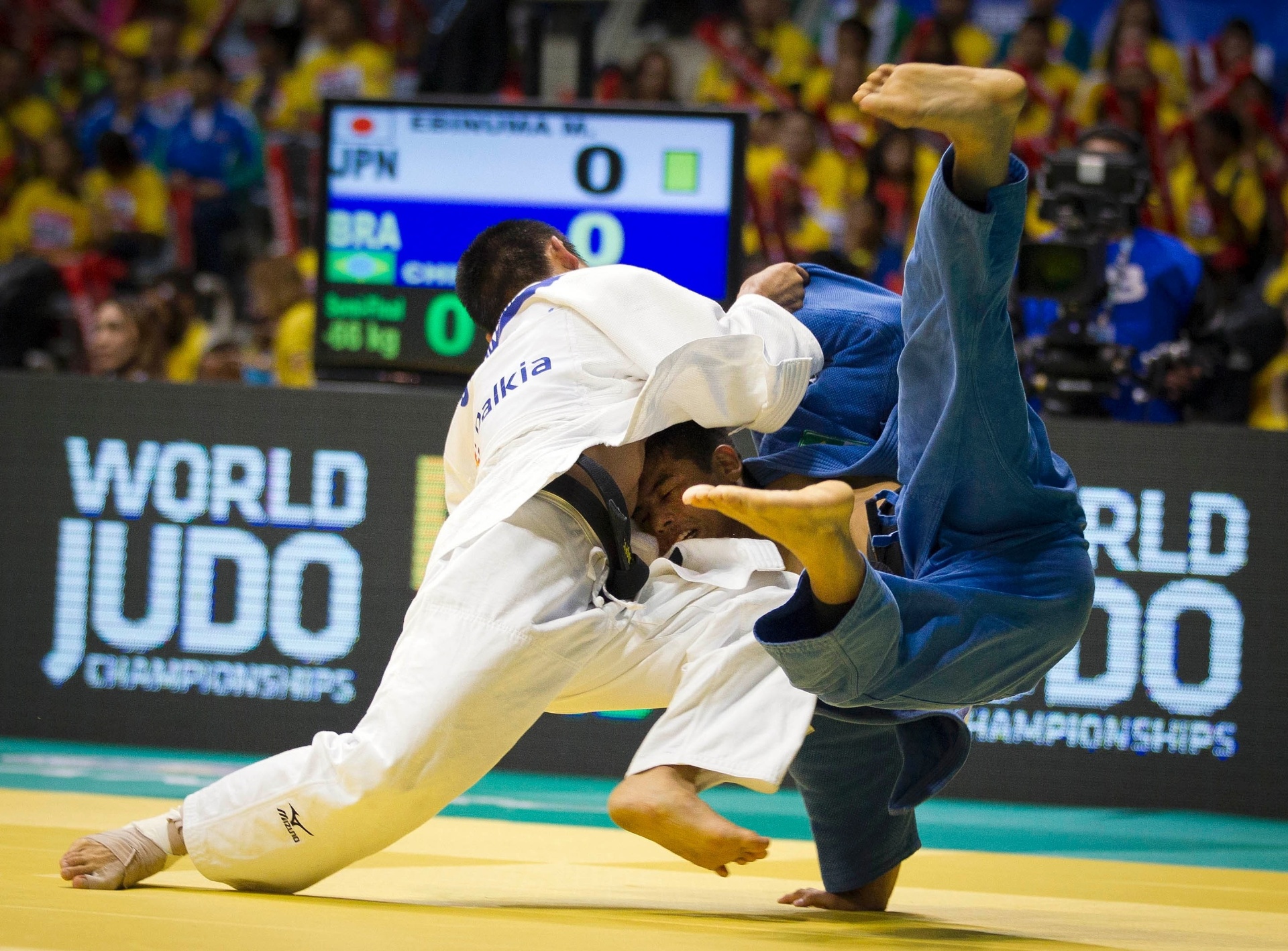 Fotos: Segundo dia de disputas do Mundial de judô no Rio de Janeiro ...