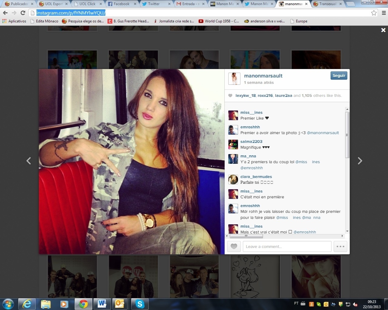 Manon Marsault, namorada de Karin Benzema - Notícias - BOL