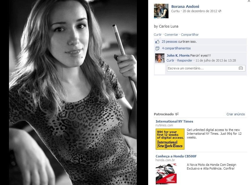 Fotos: Borana Andoni, bela da sinuca - 09/02/2014 - BOL BOL