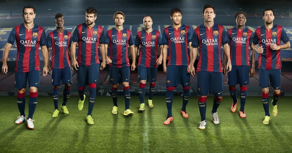 Os uniformes do Barcelona - Futebol - UOL Esporte