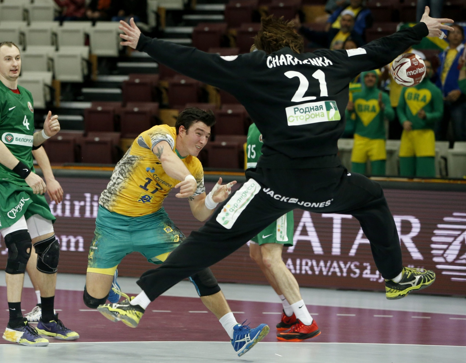 Fotos: Mundial de Handebol masculino: Brasil x Belarus - 19/01/2015 ...