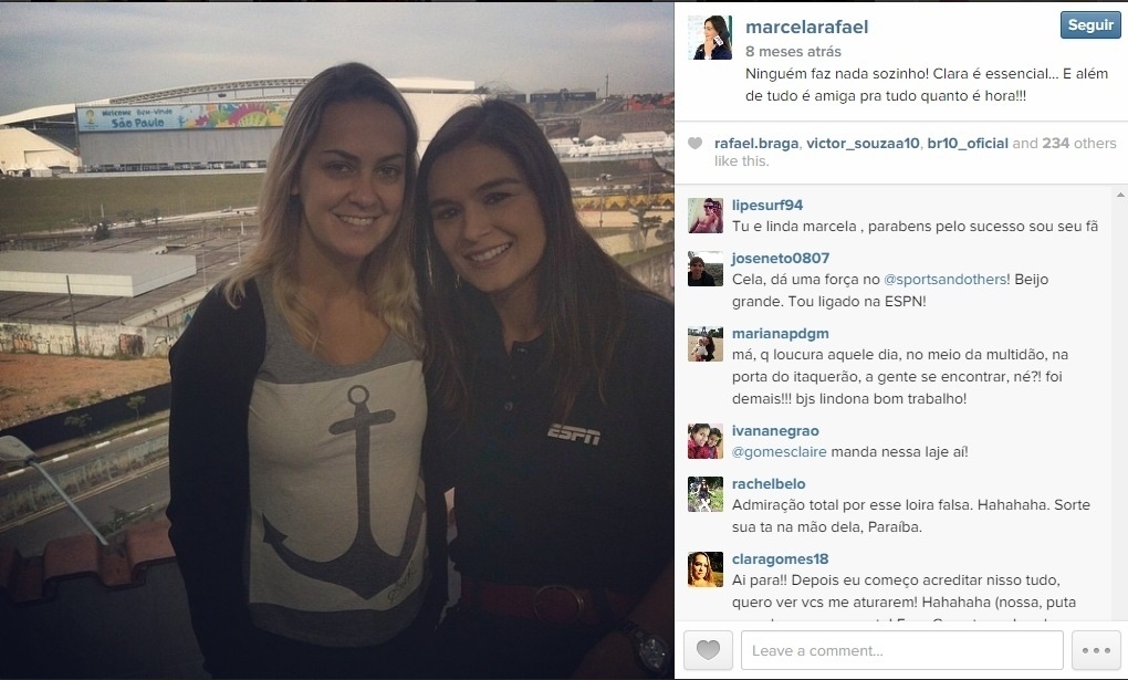 Fotos: Marcela Rafael é apresentadora da ESPN - 30/01/2015 - UOL Esporte