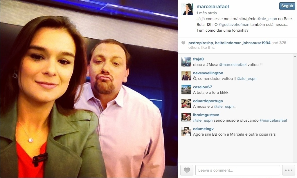 Fotos: Marcela Rafael é apresentadora da ESPN - 30/01/2015 - UOL Esporte