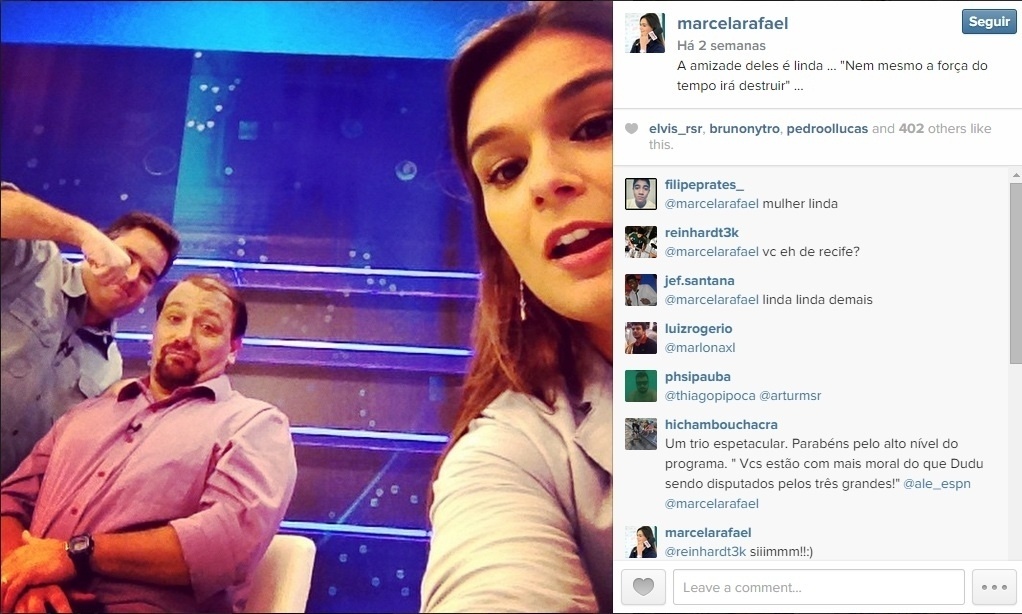 Fotos: Marcela Rafael é apresentadora da ESPN - 30/01/2015 - UOL Esporte