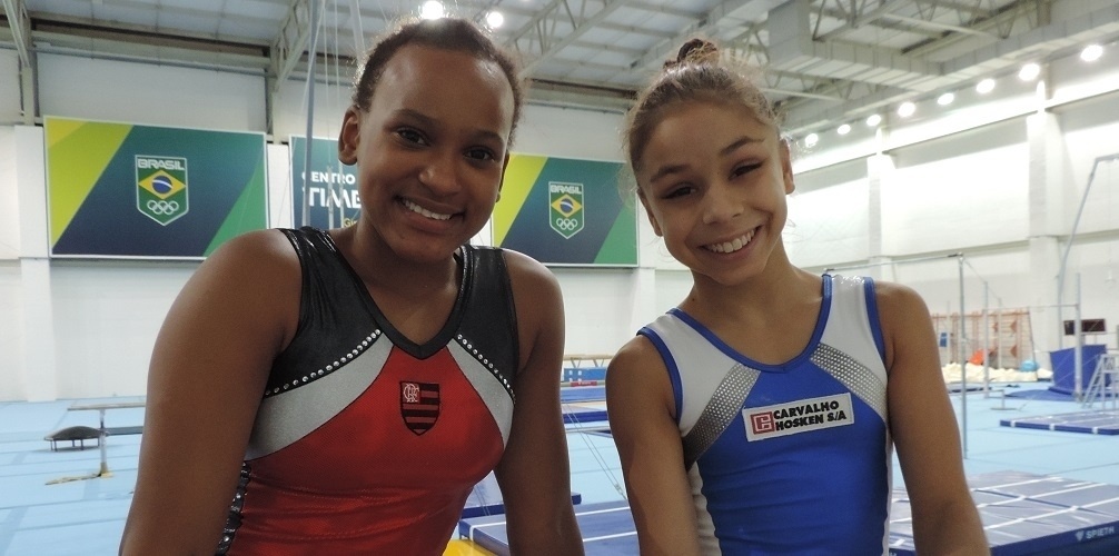 Fotos: Rebeca Andrade e Flávia Saraiva, as pequenas notáveis da ...