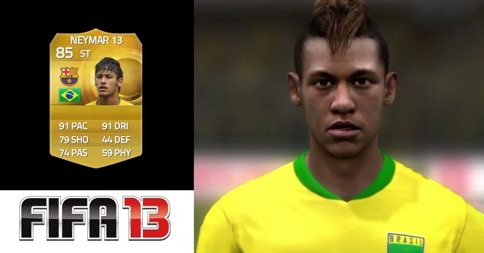 Fotos: A evolução de Neymar no game Fifa - 27/02/2015 - UOL Esporte