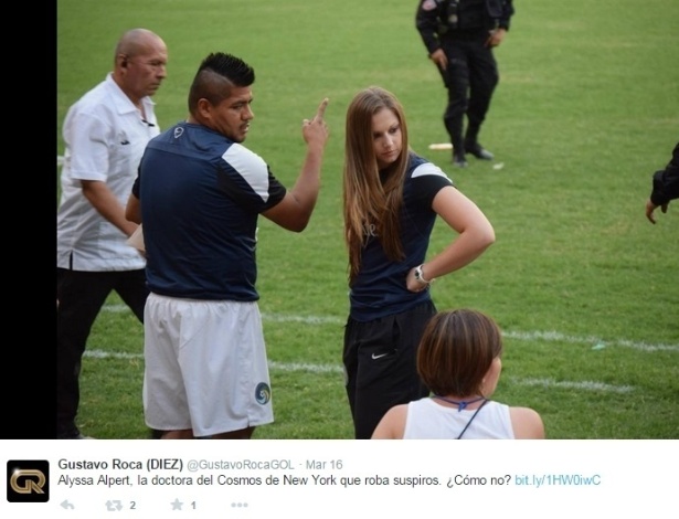 Alyssa Alpert, preparadora-física do New York Cosmos - Futebol - UOL ...
