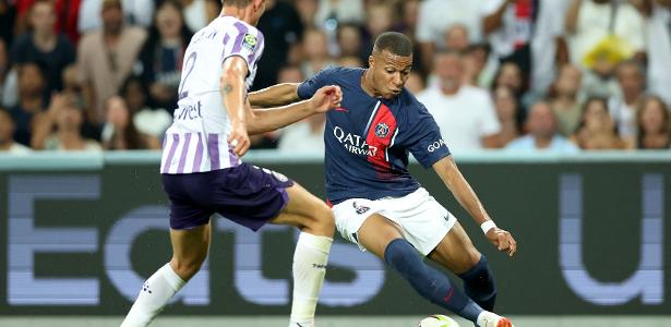 Mappé marca, mas PSG empata com Toulouse e segue sem vencer