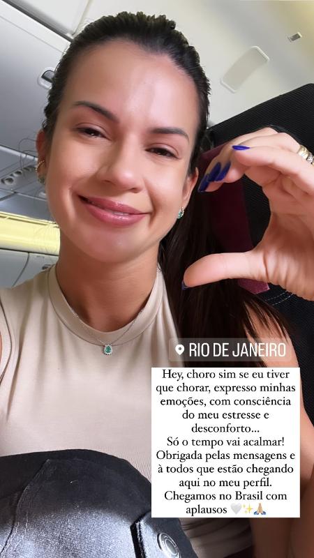 Copa: Nora de Tite chora em voo e ganha caixa de lenços