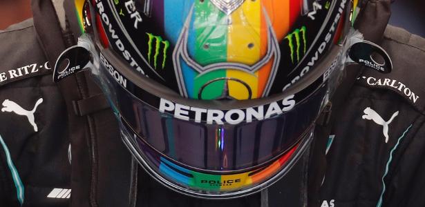 Brasileiro teve que correr ao criar capacete de Hamilton com tema ...