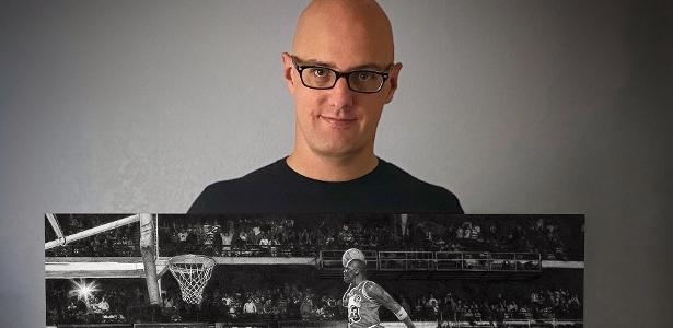 Michael Jordan: Artista desenha momento histórico de jogador e ...