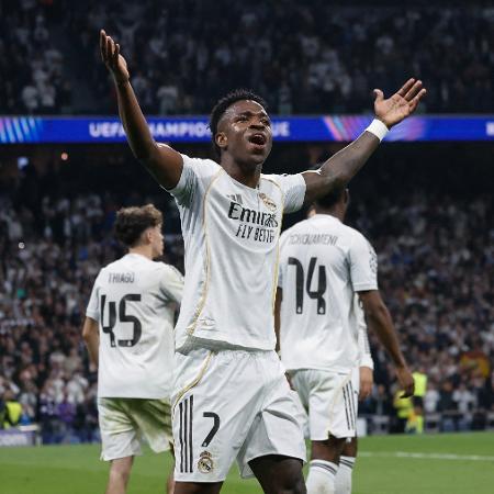 Vini Jr alcança marca de CR7 na Champions em vitória do Real contra o City