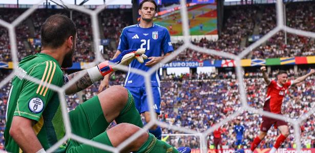 Eurocopa: Suíça 2 x 0 Itália