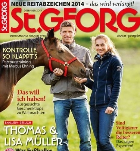 Lisa Muller, mulher de Thomas Muller, é amazona de adestramento ...