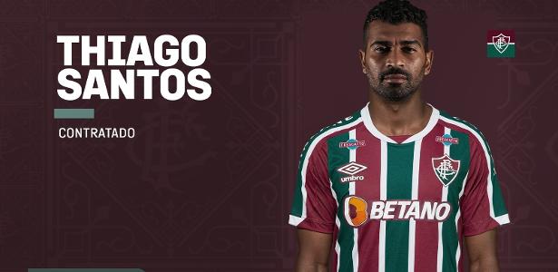 Fluminense anuncia a contratação do volante Thiago Santos, ex-Grêmio