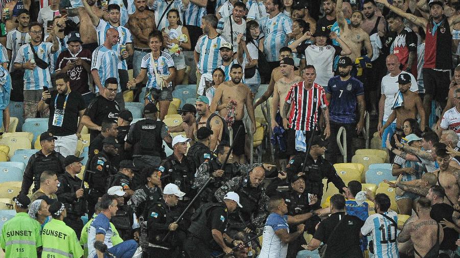 Processo por briga em Brasil x Argentina vira jogo de empurra CBF x RJ