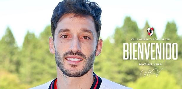 River Plate anuncia Viña, do Flamengo, por empréstimo