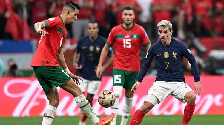 Copa do Mundo 2022: França 2 x 0 Marrocos