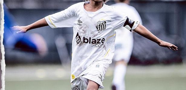 Kauan Basile, joia do Santos, faz golaço de costas nos EUA