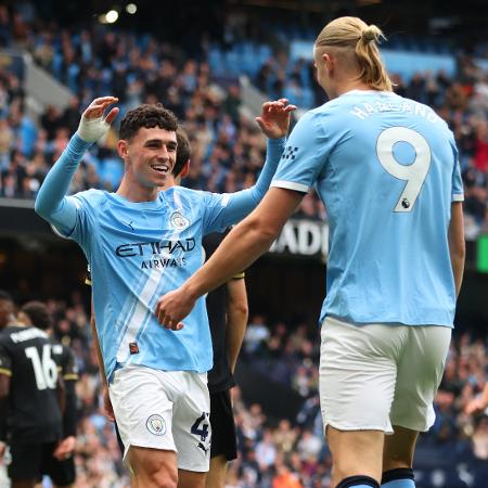 Com dois de Haaland, Manchester City goleia o Burnley pelo Inglês