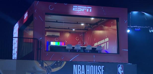 ESPN terá estúdio exclusivo e equipes ao vivo na NBA House durante finais