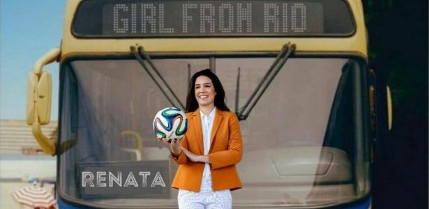 Renata Silveira repete meme da Anitta e brinca: 'Musa do piscinão'