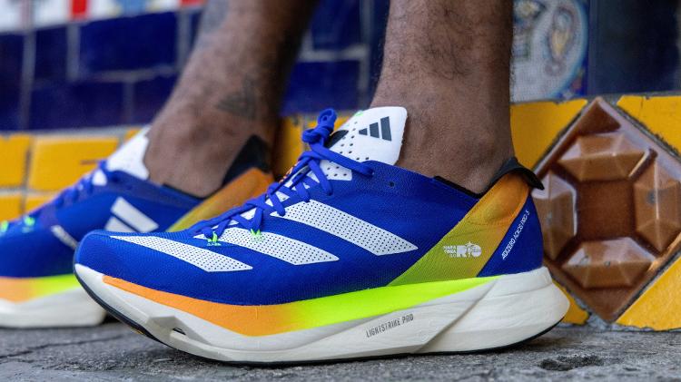 Tênis da Adidas feito para Maratona do Rio custa R$ 1,9 mil