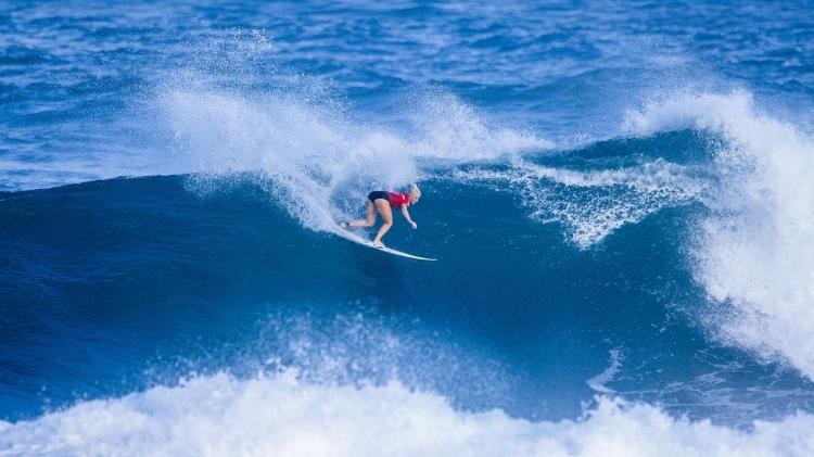 Surfe 360: Única brasileira, Tati Weston-Webb é eliminada em Sunset