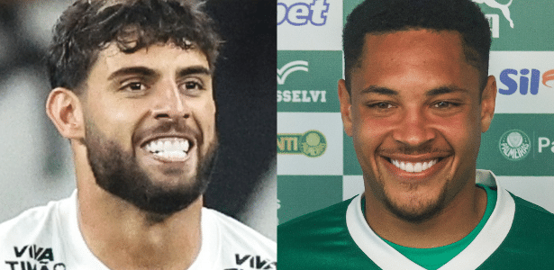 Corinthians x Palmeiras: Yuri e Roque miram gol para a eternidade