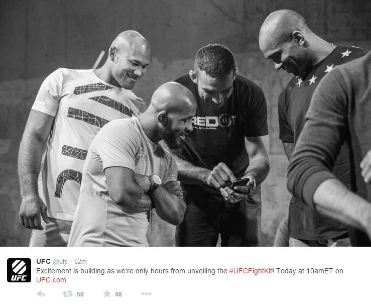 UFC mostra seus uniformes com astros como modelos e inicia nova era ...