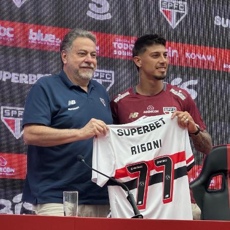 Rigoni admite números abaixo e se declara ao São Paulo: 'Aqui sou feliz'