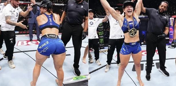 Argentina finaliza russa e rebola na cara da rival no UFC Paris