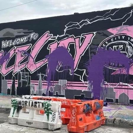 Torcida do Inter Miami refaz homenagem a Messi que foi vandalizada