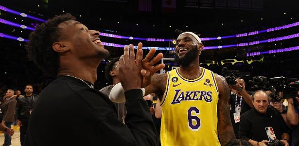 Lakers escolhem Bronny no Draft, e LeBron jogará com o filho na NBA