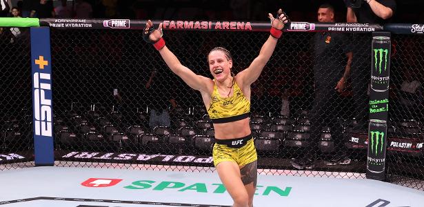 Júlia Polastri dá show e vence Karolina Kowalkiewicz no UFC Rio