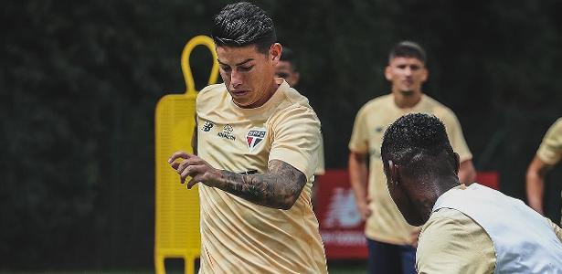 São Paulo deve ter James, mas ausência de Calleri impede força máxima