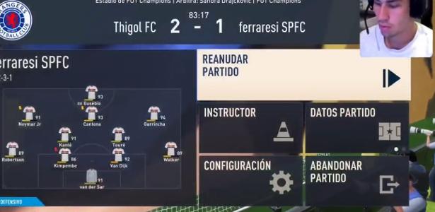 Ferraresi, do São Paulo, xinga corintiano que entrou em sua live; veja