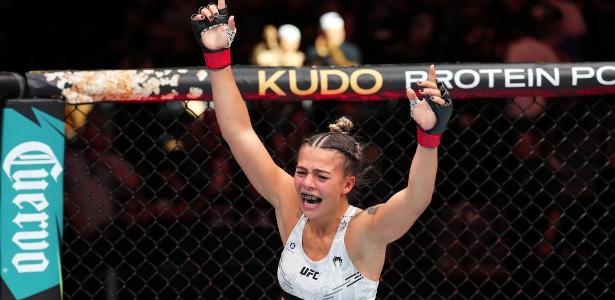 UFC: Promessa brasileira, Luana Santos dá show e finaliza rival