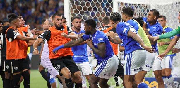 Agressão ou rixa: o plano para denúncia após briga de Galo x Cruzeiro