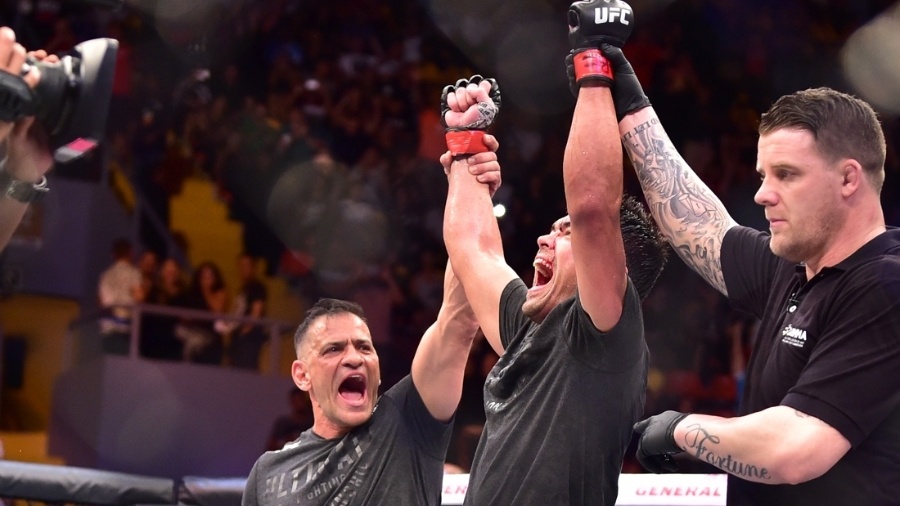 Empurrado pela torcida, Lyoto Machida volta a vencer e desafia Bisping ...