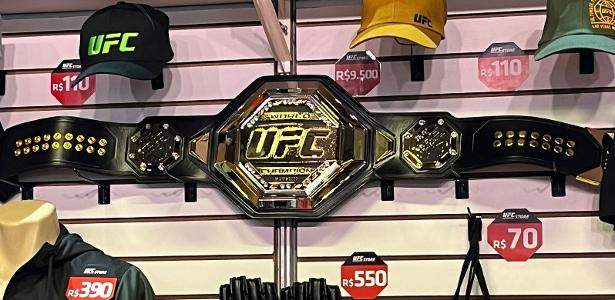 UFC Rio: réplica do cinturão é vendida a R$ 9,5 mil em loja