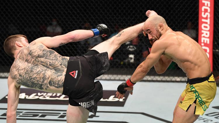 UFC: Chutes giratórios e recorde de nocautes marcam card na Ilha da Luta