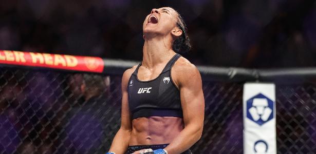 Aula! Natália Silva brilha e vence Jéssica Bate-Estaca no UFC Vegas 97