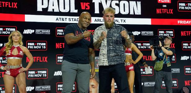 Horário da luta Mike Tyson x Jake Paul: veja onde assistir ao vivo